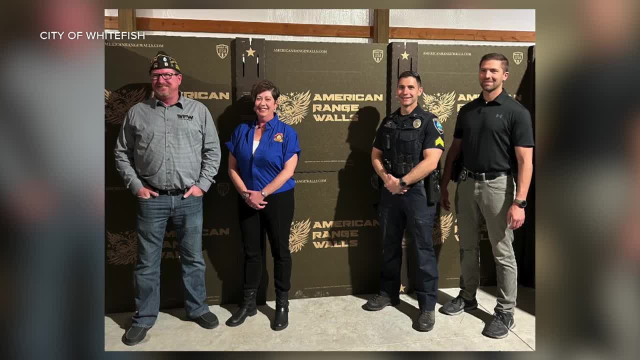 VFW donates to Whitefish Police for new scenario-based training walls