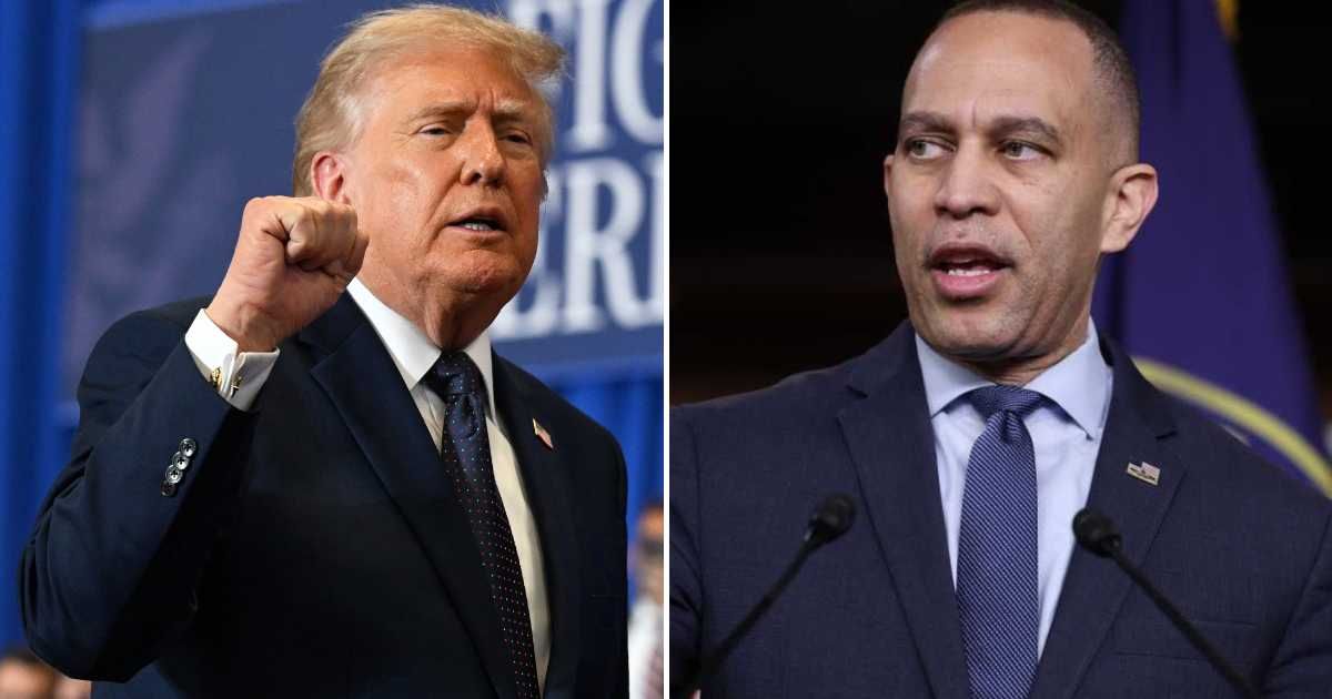 ‘He’s a dumb guy’: Trump unloads on Jeffries, says he inspired ...
