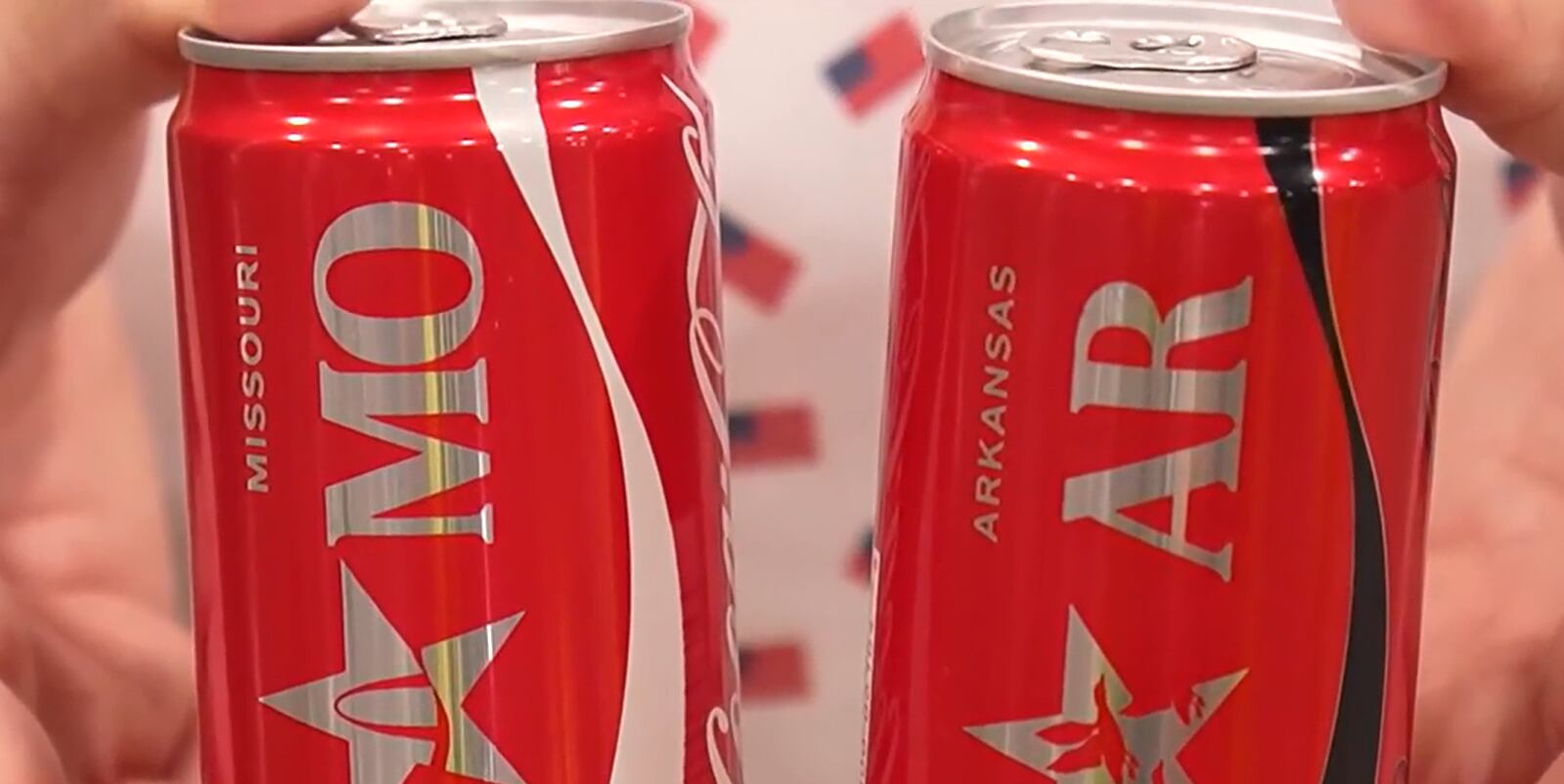 Ozarks Coca-Cola producing America 250 themed cans