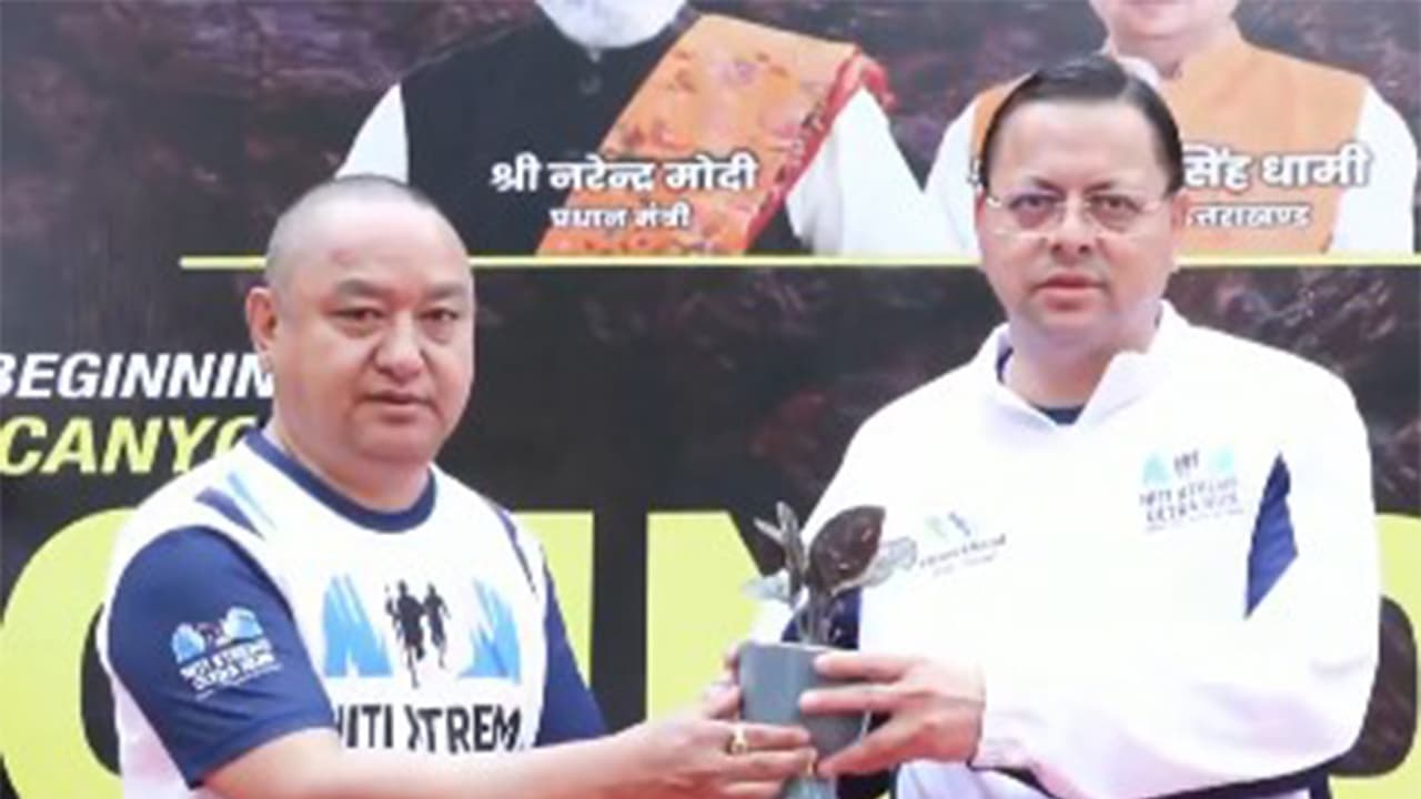 Uttarakhand CM flags off 'Niti Xtreme Ultra Run' to inspire youth