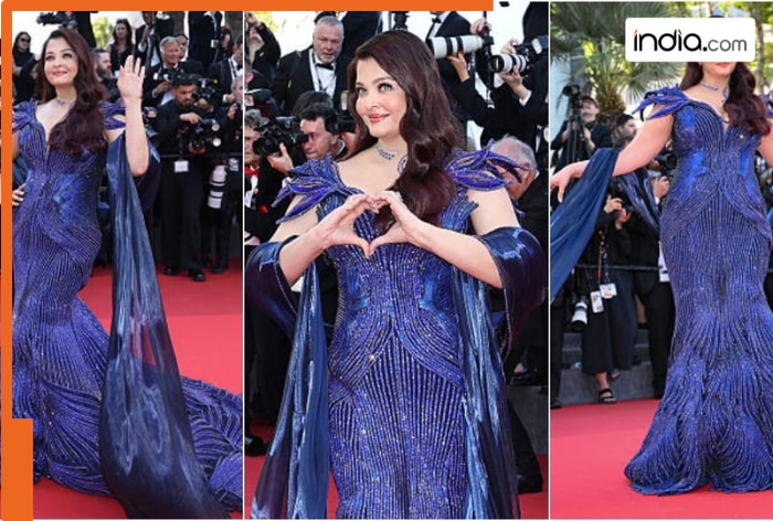 Aishwarya Rai Bachchan lights up Cannes 2026 in sculpted blue couture ...