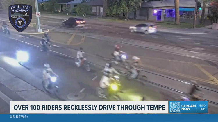 Tempe police arrest adult, detain teens after Mill Avenue street takeover