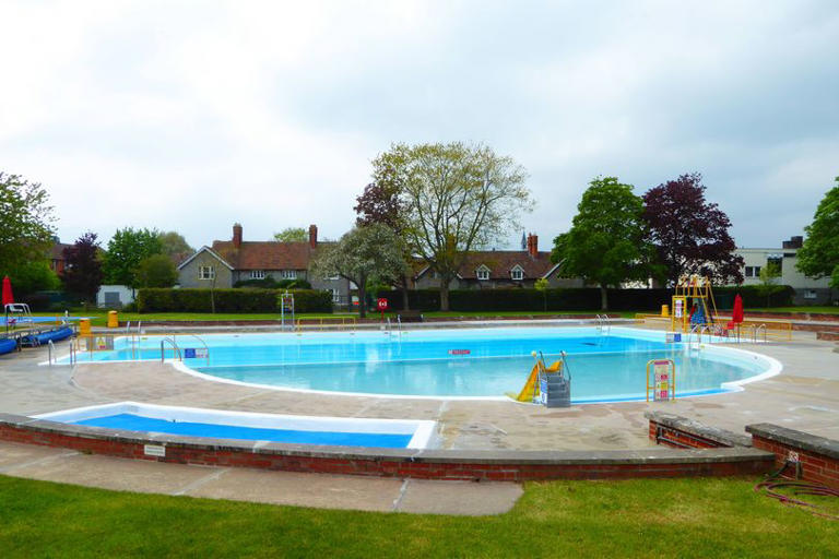 Somerset’s historic heated lido open for summer with splash pool for kids