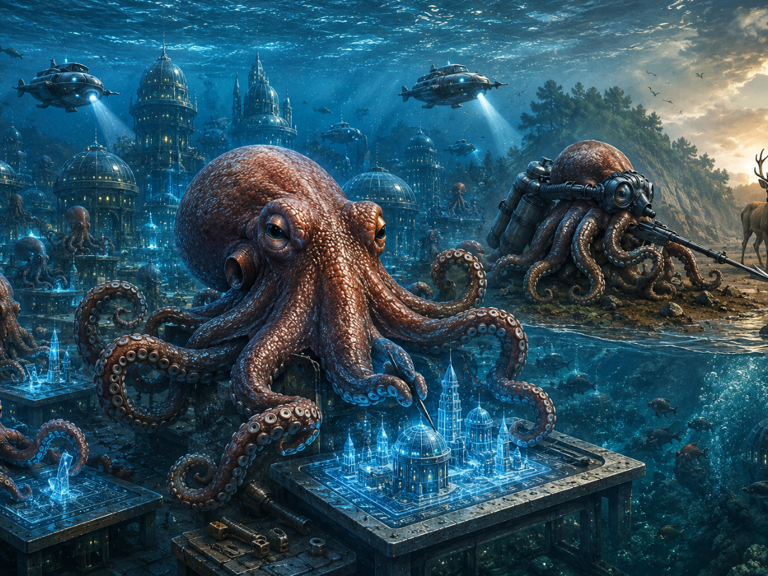 Oxford scientist says octopuses could rule Earth after humans go ...