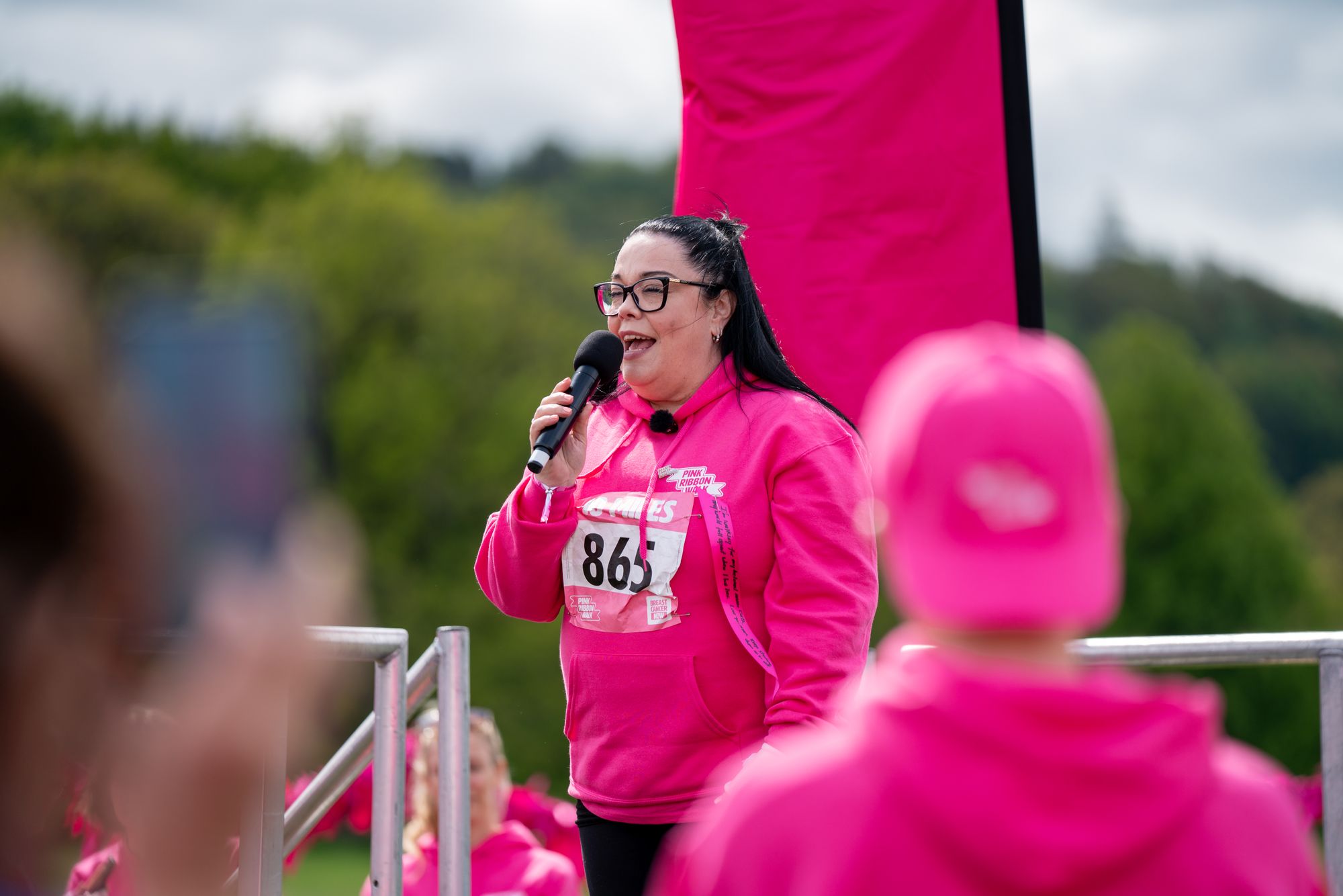 Emmerdale star Lisa Riley joins hundreds at Chatsworth House charity walk