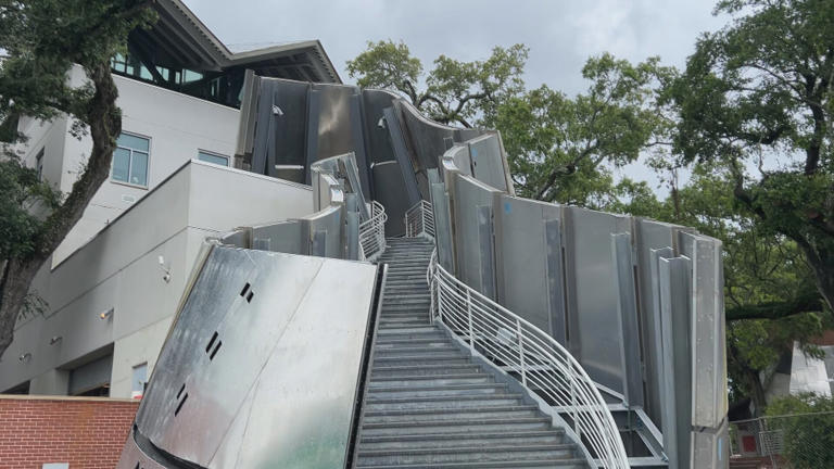 Ohr O’Keefe Museum nears completion of Frank Gehry staircase design