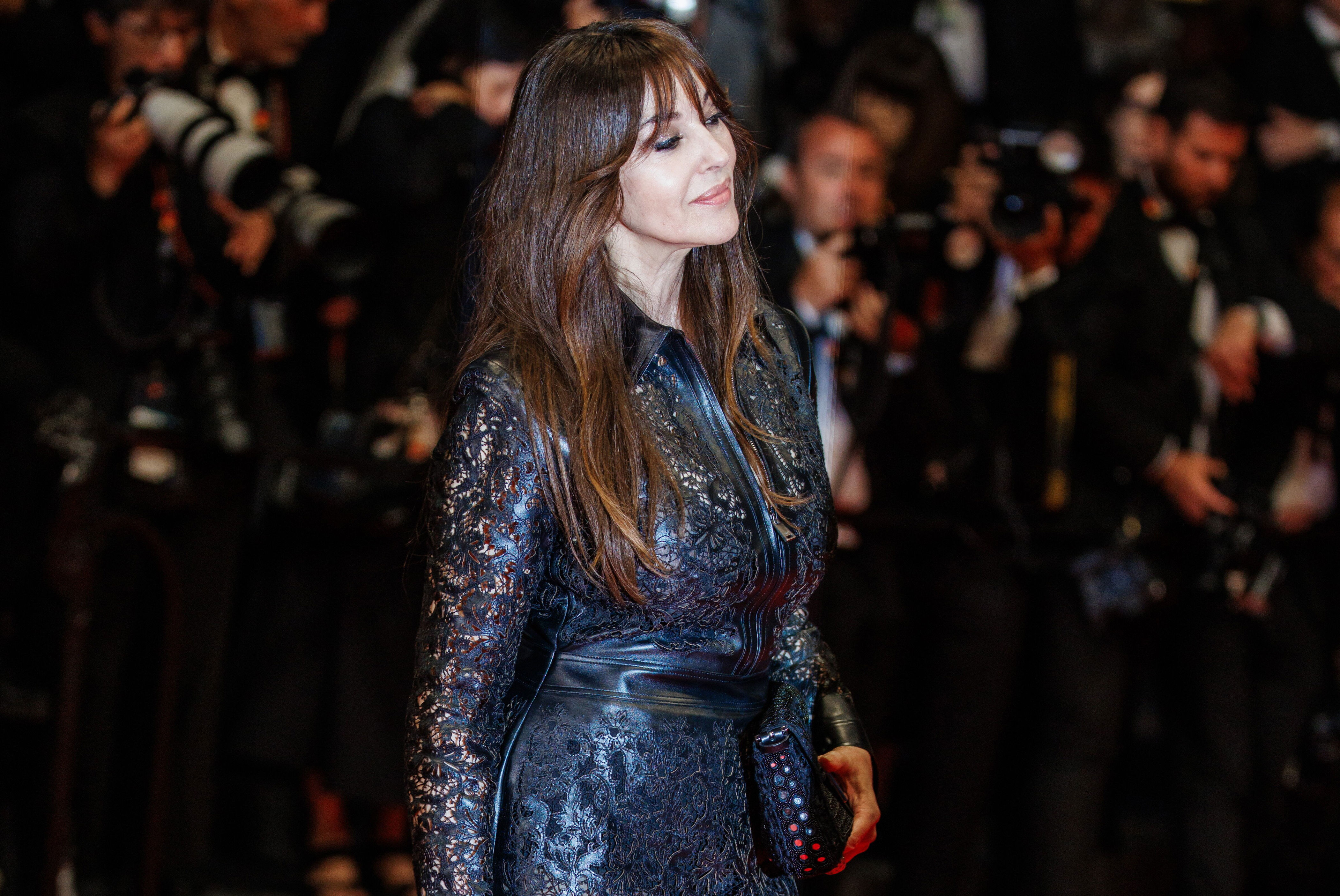 Skórzana sukienka na czerwonym dywanie w Cannes? Monica Bellucci łamie ...