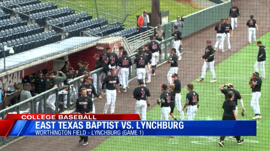 Lynchburg drops first game of NCAA baseball super regionals against ETBU