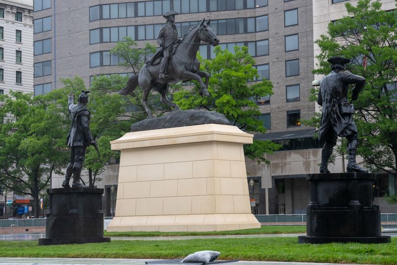 Trump's latest Washington, DC makeover leaves Freedom Plaza looking ...