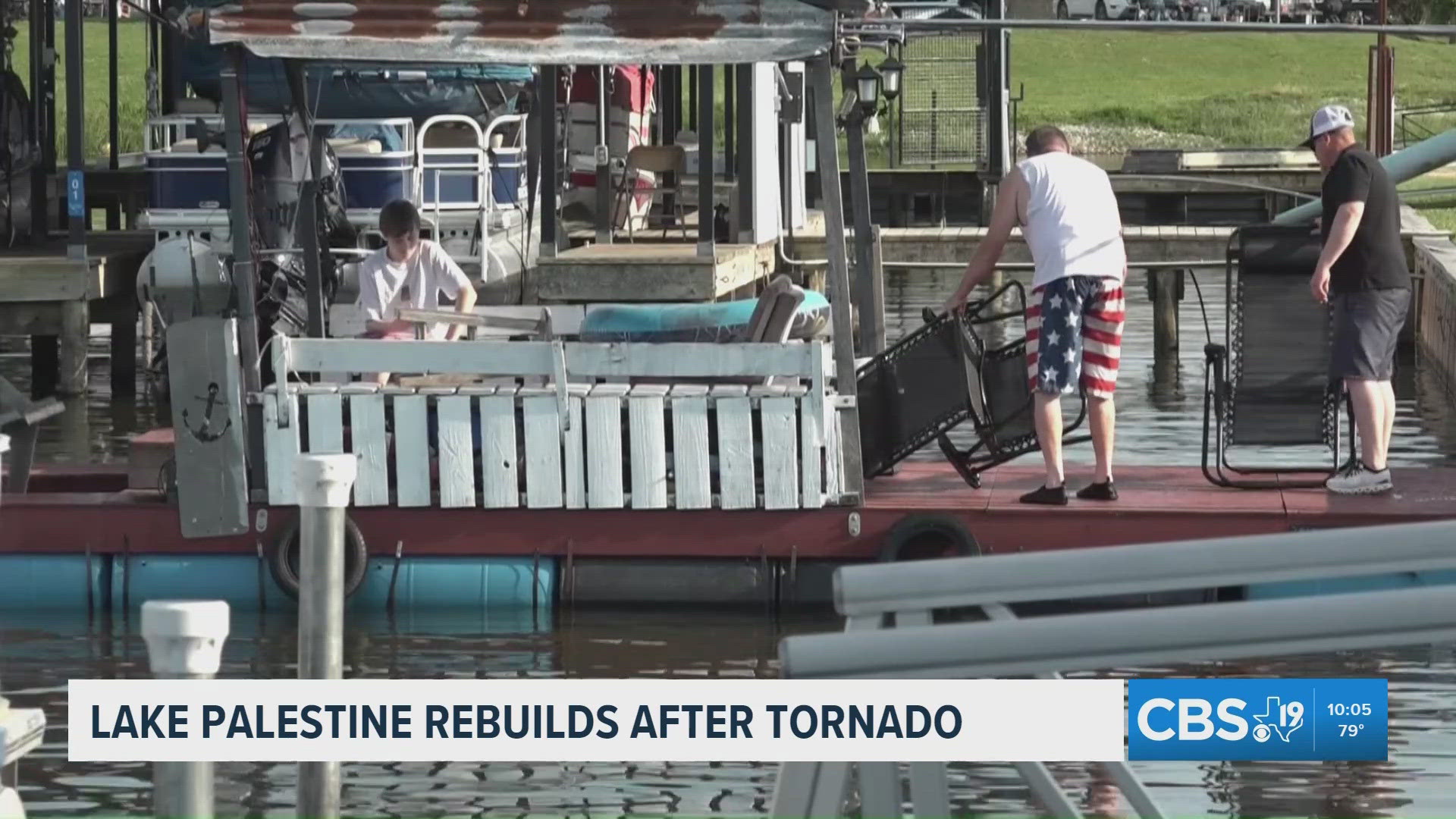 Lake Palestine community continues rebuilding after tornado ahead of ...