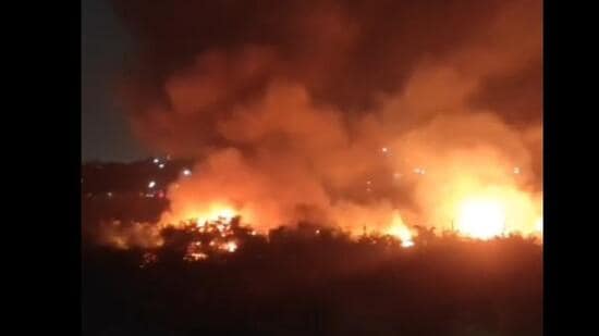 Delhi: Fire at Shastri Park furniture market injures DFS officer; stone ...
