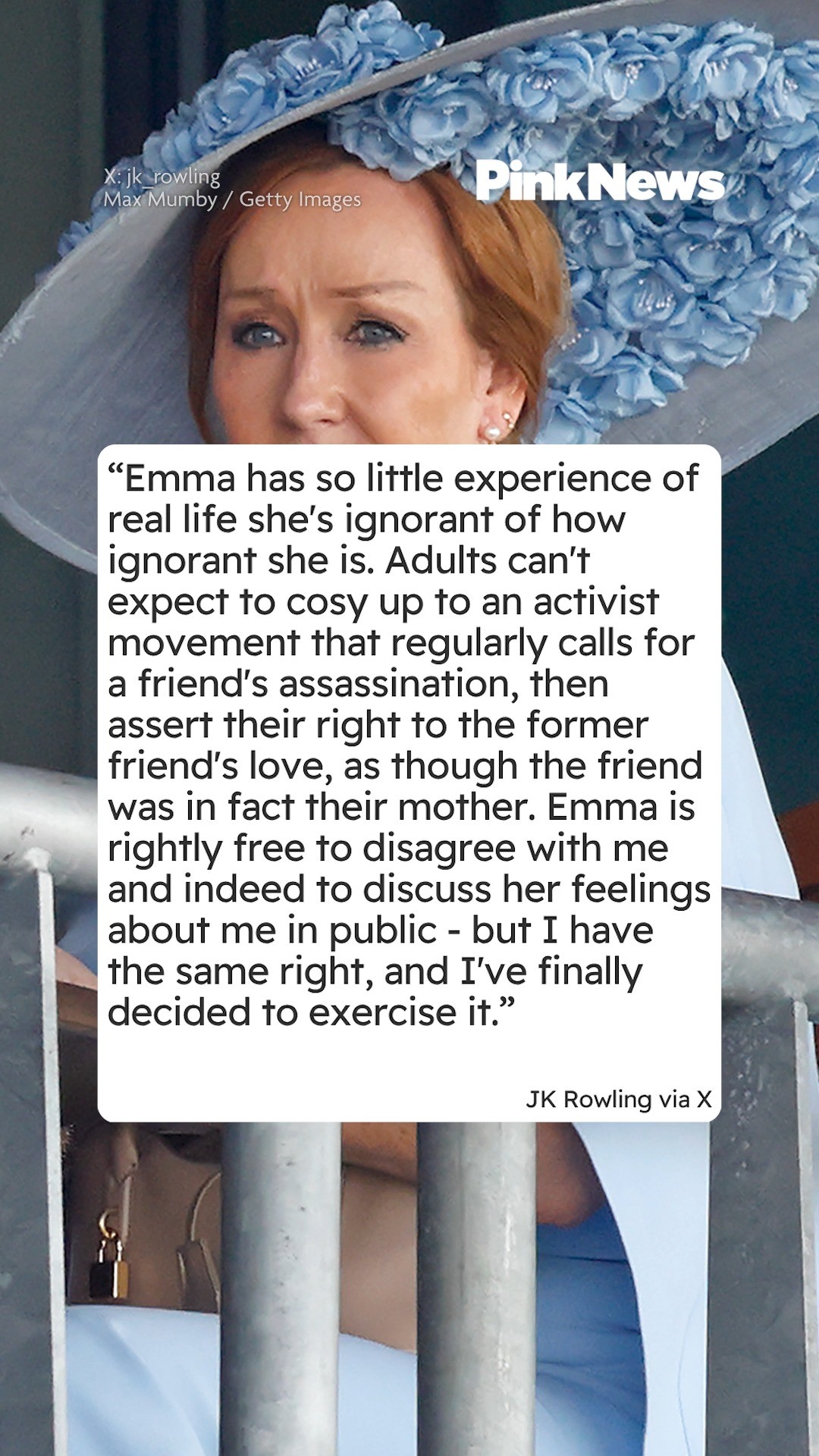 Emma Watson defends JK Rowling, who then slams her and other Harry ...