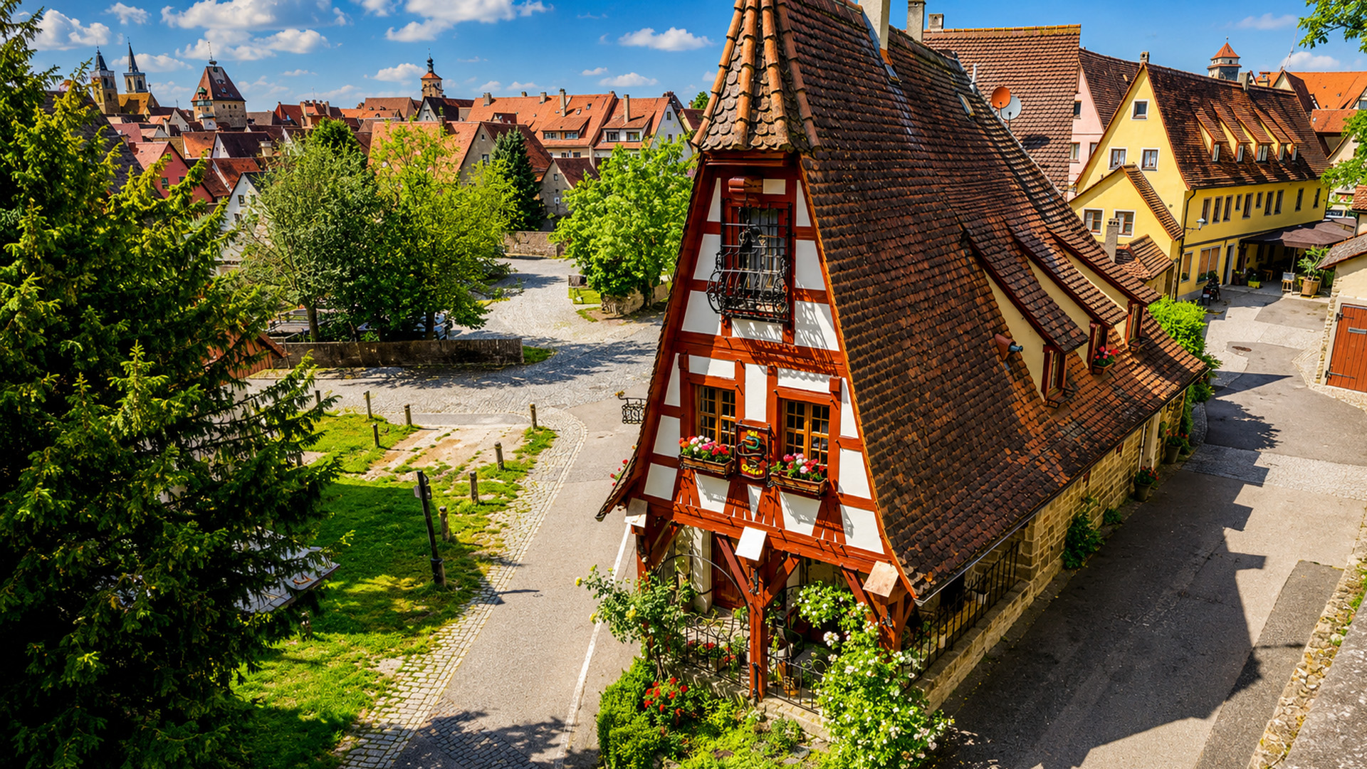 Rothenburg ob der Tauber preserves centuries of medieval history (4K)