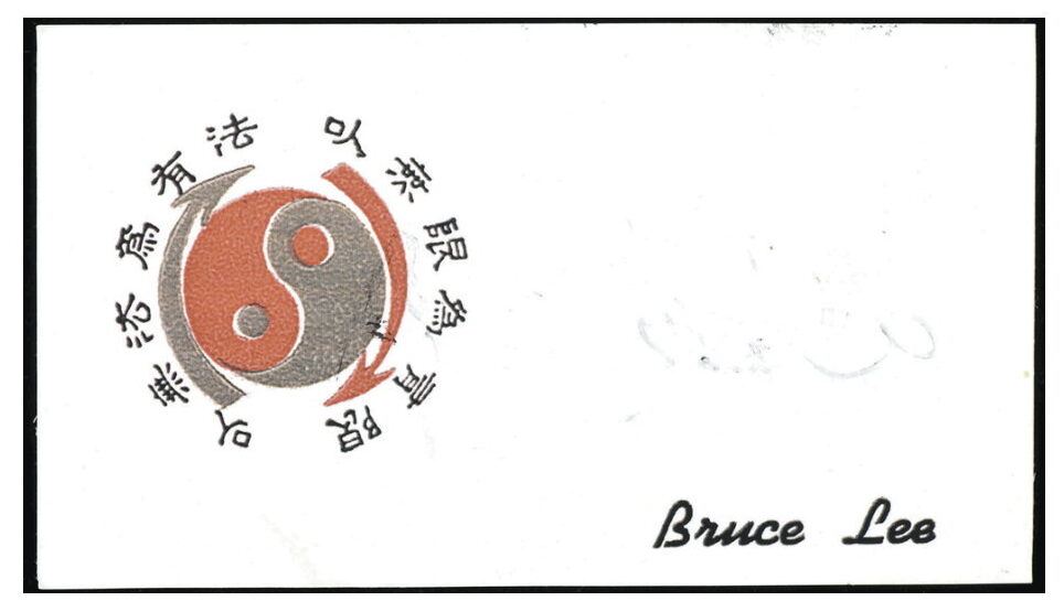 Rare Bruce Lee martial arts business card could fetch £4.5k