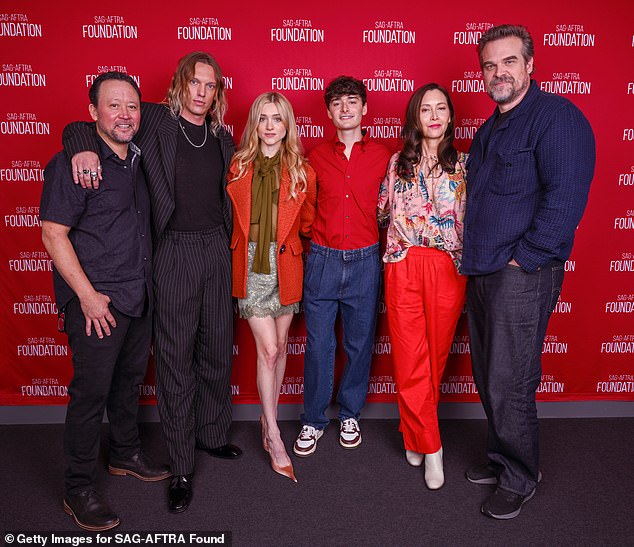 David Harbour reunites with Stranger Things co-stars after skipping ...