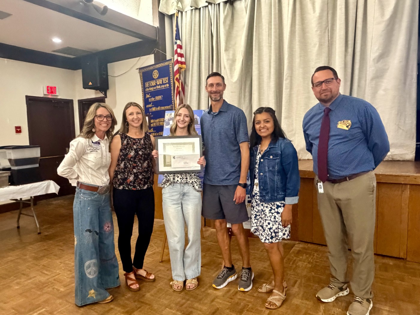 Tingley named Rotary Student of the Quarter
