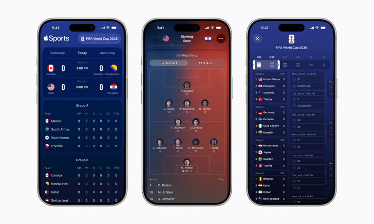 Apple Sports is ready to track every World Cup heartbreak in real time