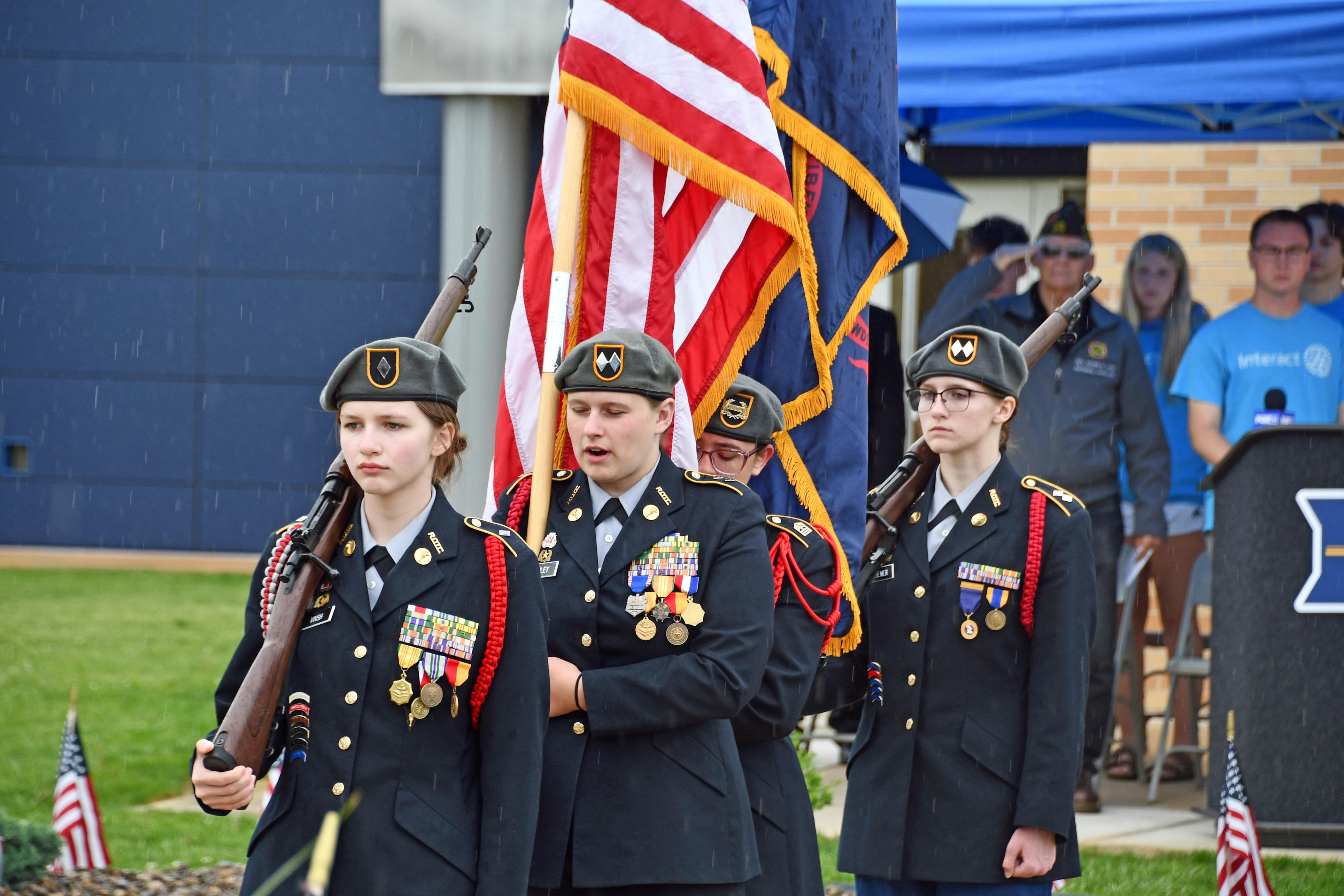 ELCO dedicates veterans memorial to honor alumni who served in Vietnam