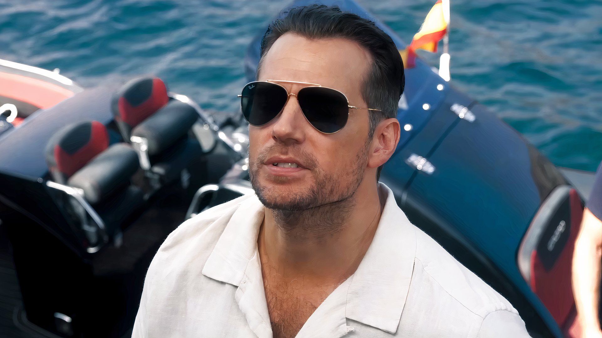 Guy Ritchie's latest Henry Cavill spy movie in The Grey continues a box ...