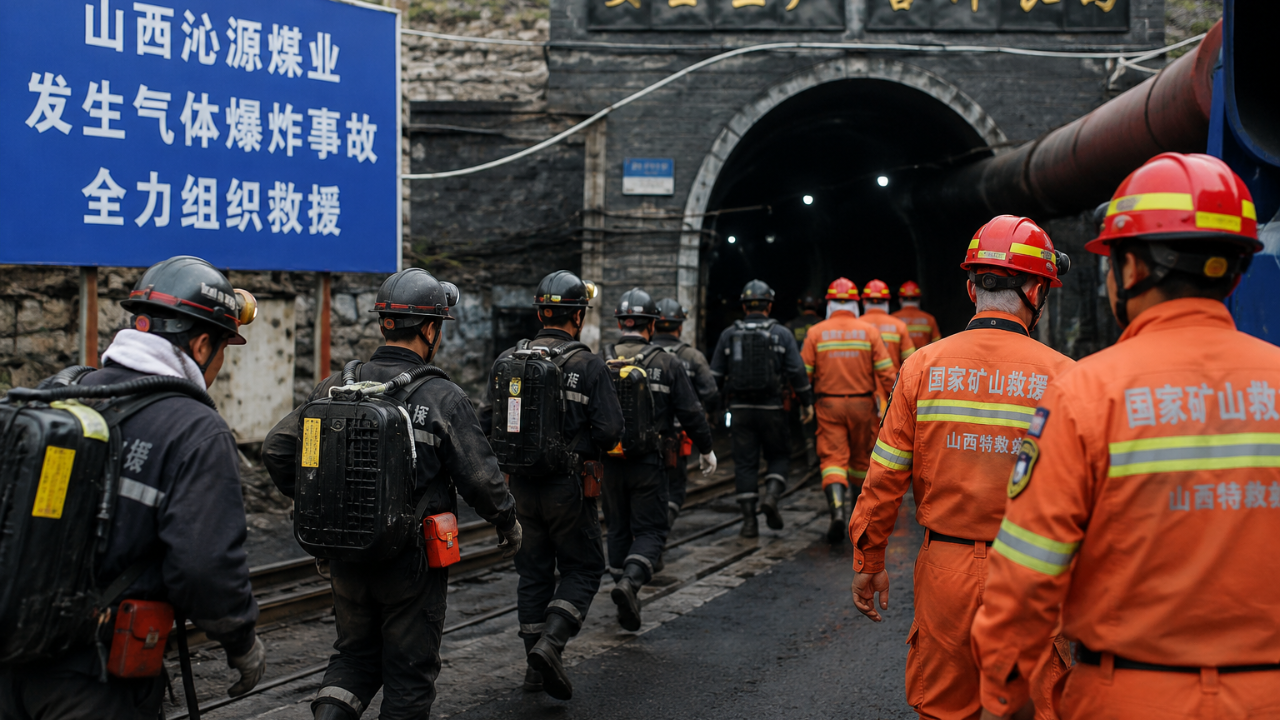 China coal mine blast: 90 killed after gas explosion in Shanxi; rescue ...