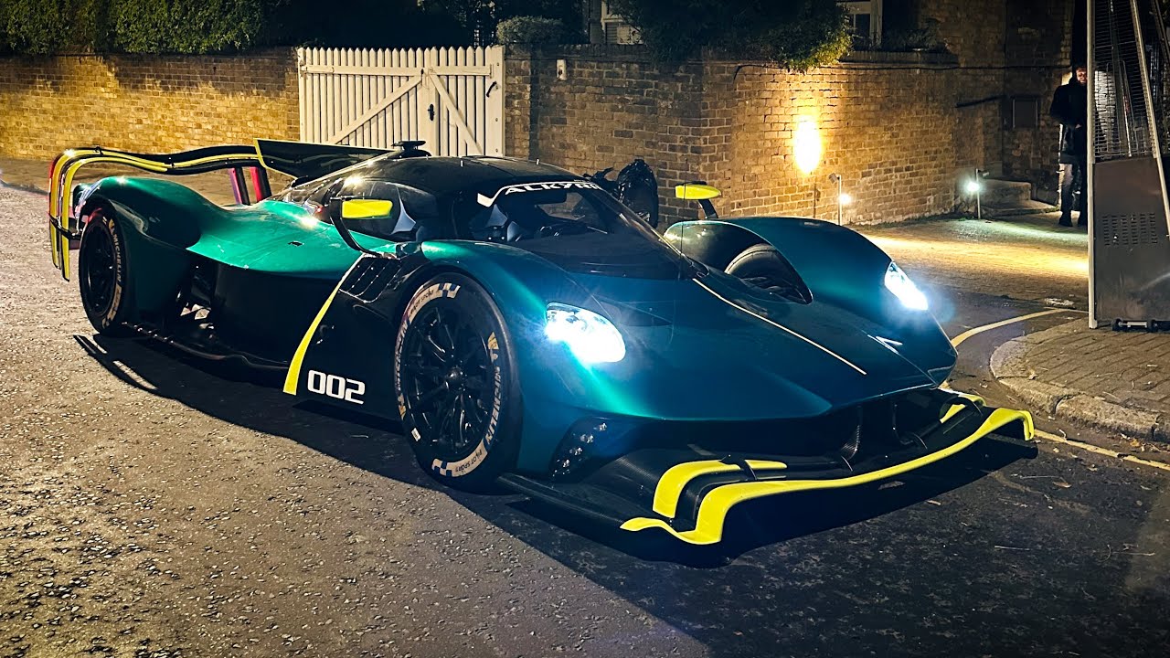 Aston Martin Valkyrie hypercar steals attention on London streets