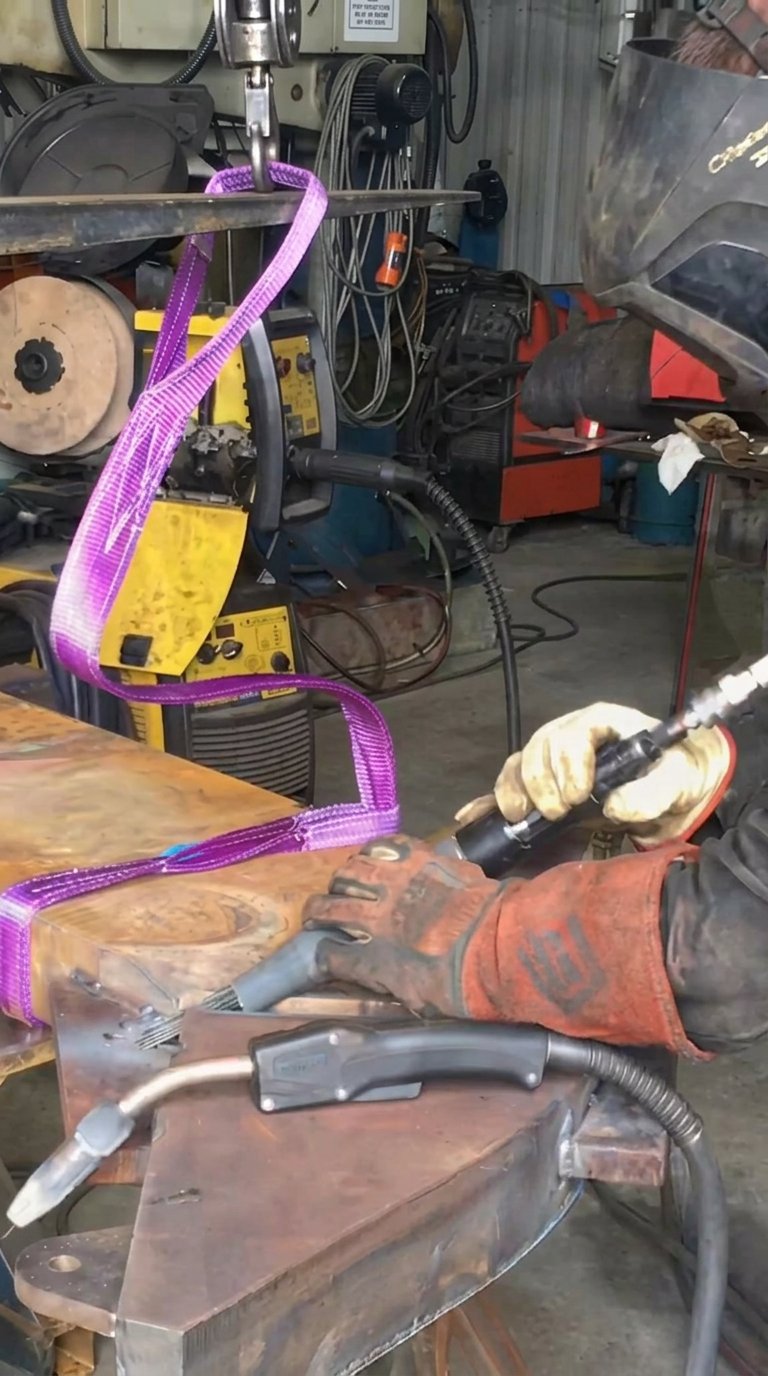 Heavy-duty welding project
