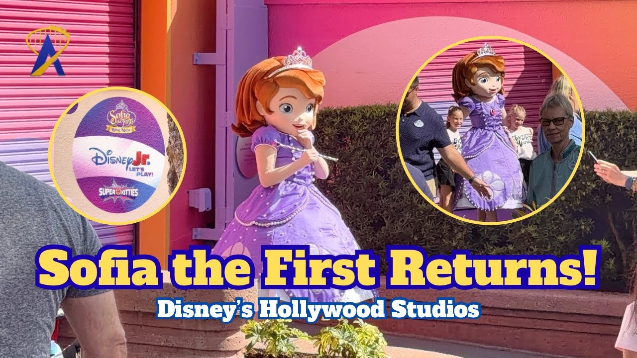 Sofia the First debuts in the Disney Jr zone at Disney’s Hollywood Studios!