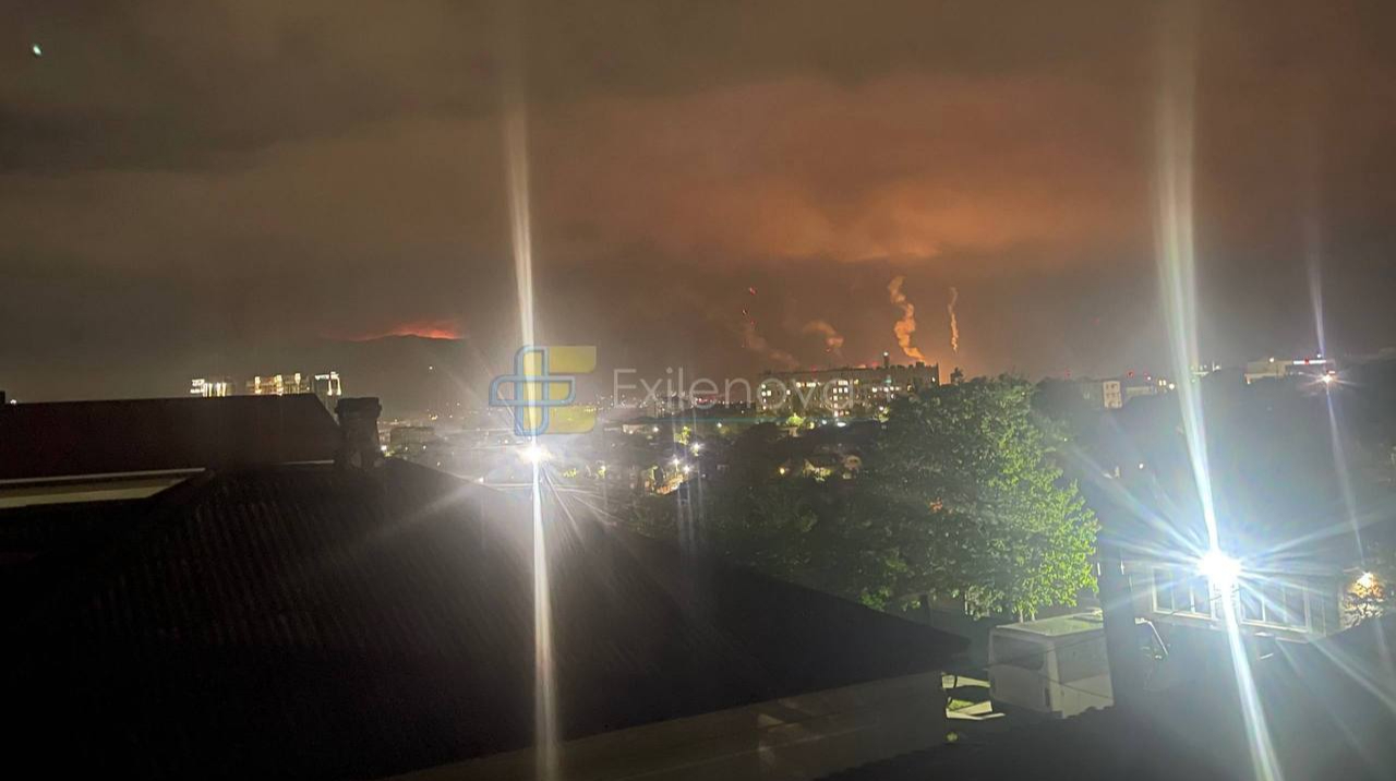 Oil terminal is burning in Russia's Novorossiysk after drone attack ...
