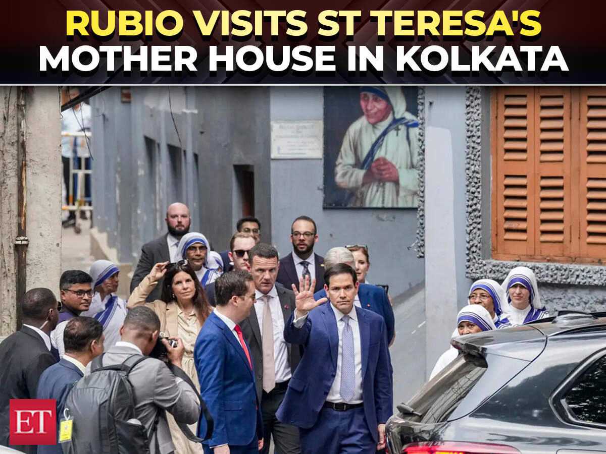 Marco Rubio visits Saint Teresa's Mother House, children's home in Kolkata