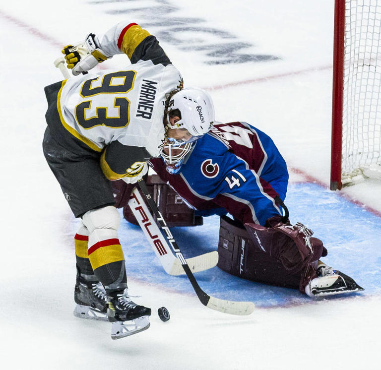 Rocky Mountain high: Knights stun Avalanche in Game 2, take commanding ...