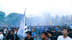 Titik lokasi nobar Persib vs Persijap di Kabupaten Kuningan, Bobotoh ...