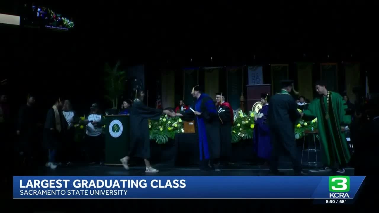 More than 9,000 Sacramento State students graduate in record-setting class