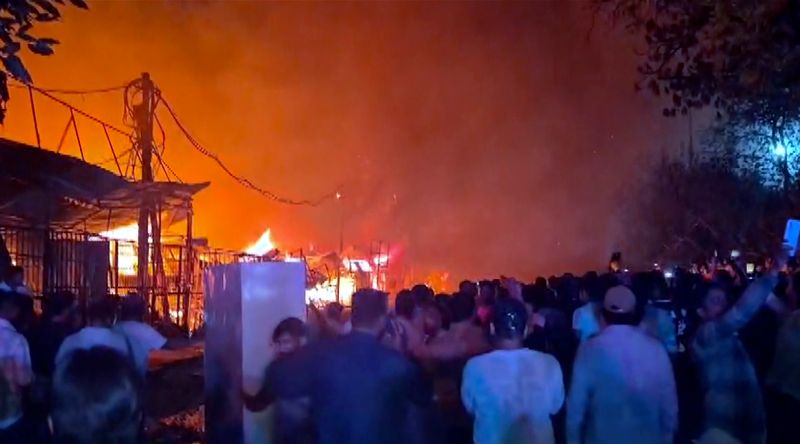 Massive fire engulfs Delhi’s Shastri Park furniture market, angry ...