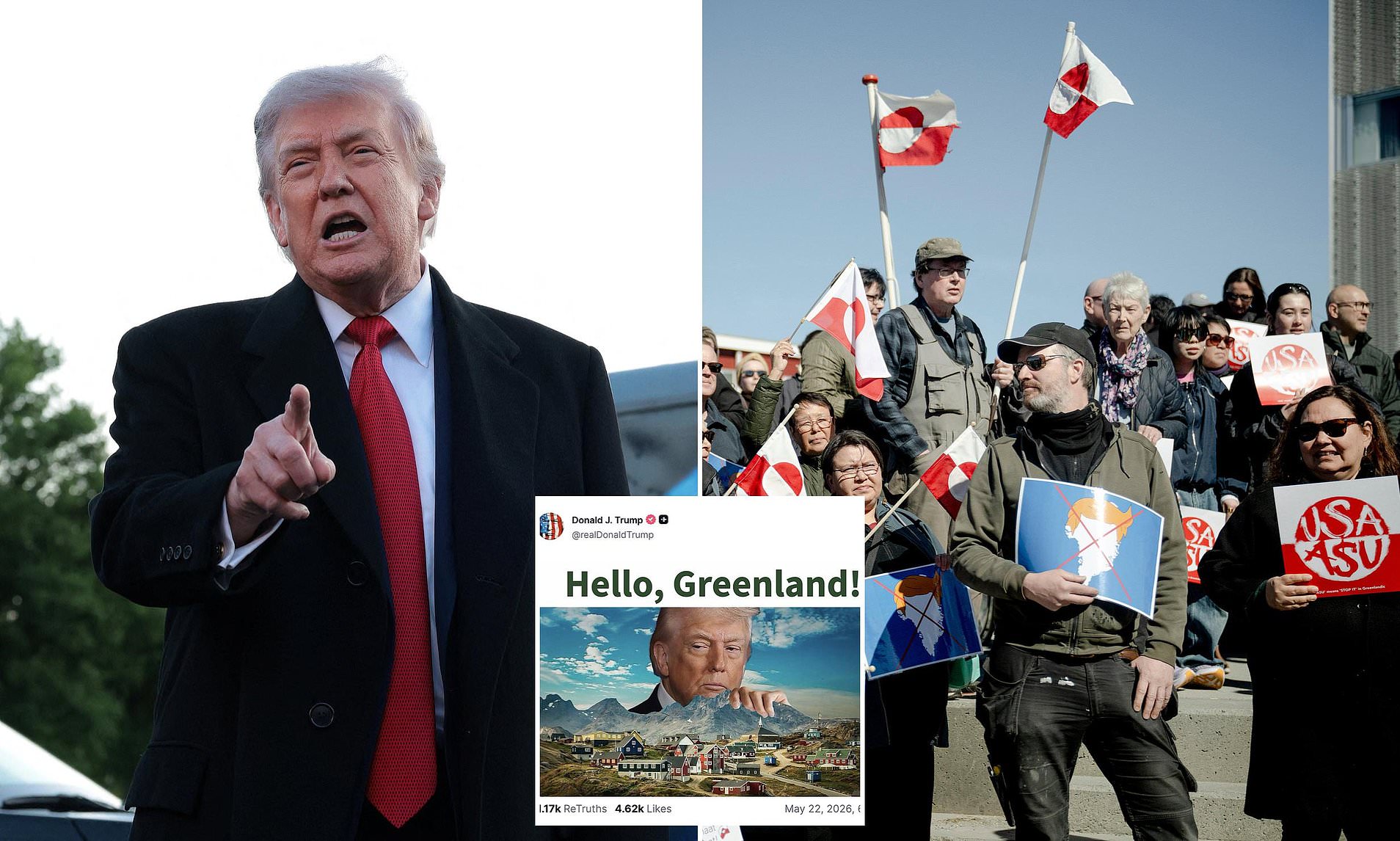 Trump taunts Greenland with fresh hint at invasion despite huge toll of ...