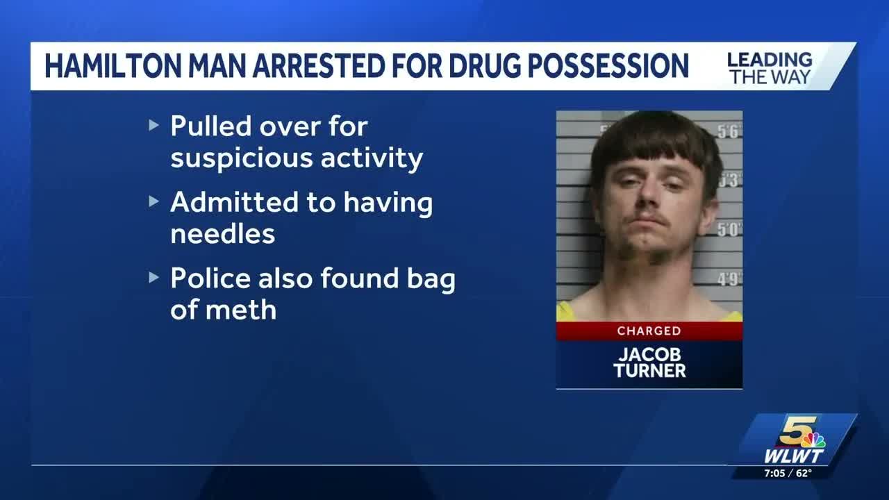 Docs: Traffic stop leads to discovery of meth, man arrested for possession