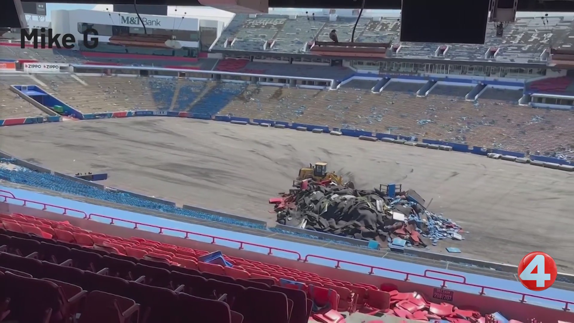 Demolition continues for Highmark Stadium