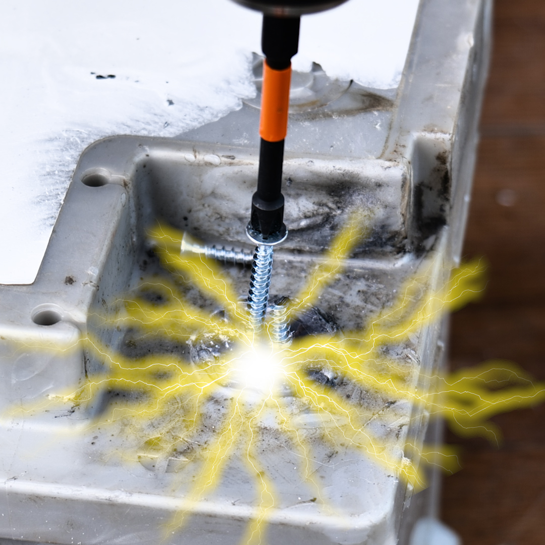 DIY battery head repair in just a few steps