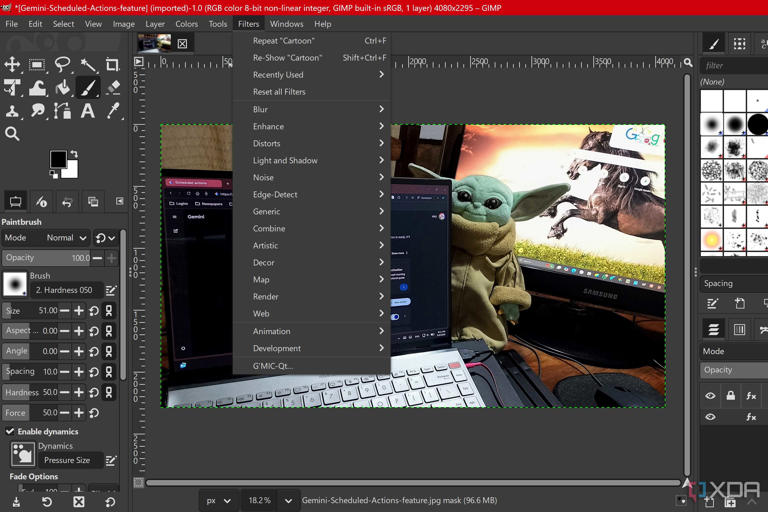 I ditched PhotoFiltre for GIMP, and it's the upgrade I didn't know I needed