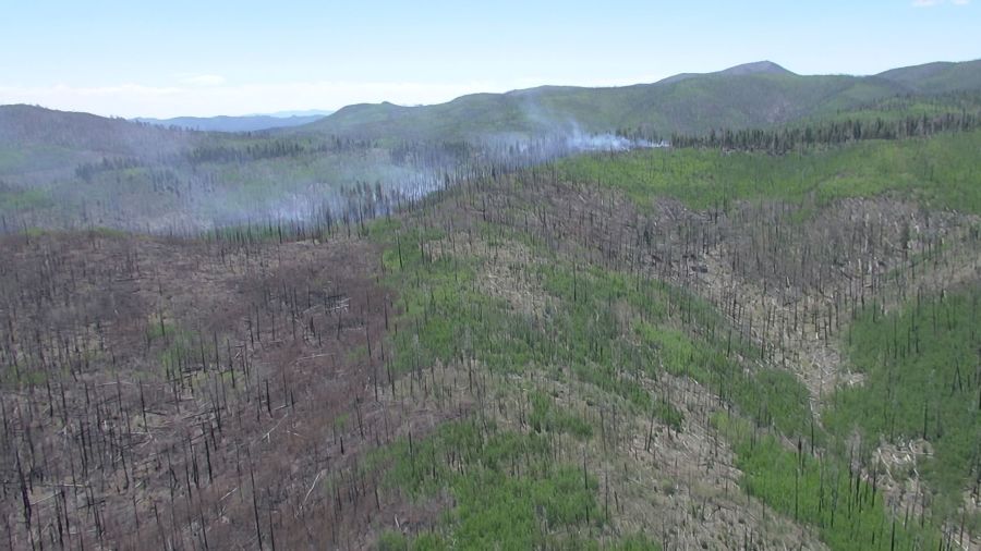 Fire burning in Gila for a month now nearly contained