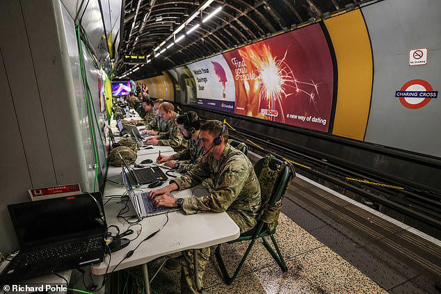 British soldiers rehearse for war with Putin from disused London ...