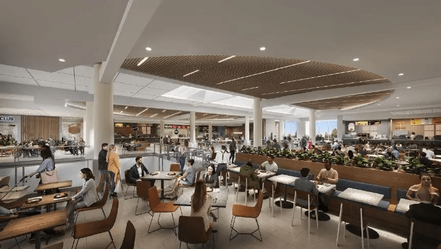 Photos: Washington Square mall food court renovation renderings revealed