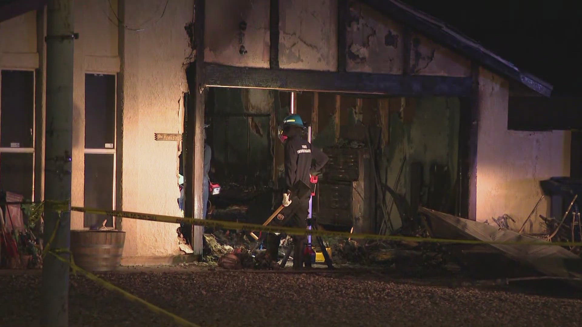A woman has died after a house fire in Chandler