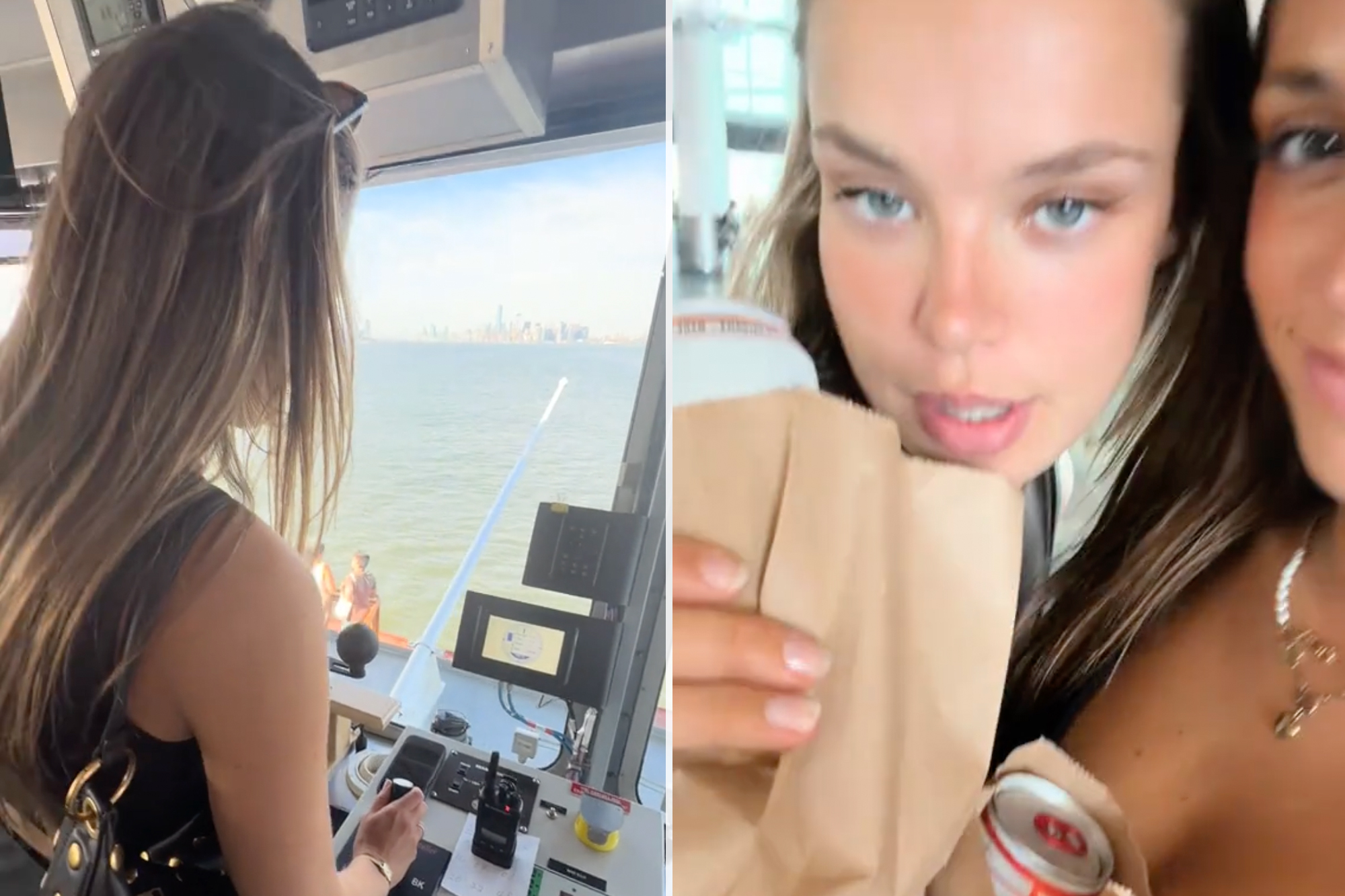 German tourists caught 'driving' Staten Island Ferry in viral video ...