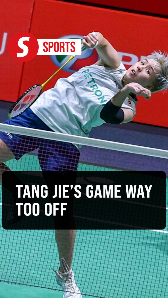 Coach disappointed with Tang Jie-Ee Wei's performance