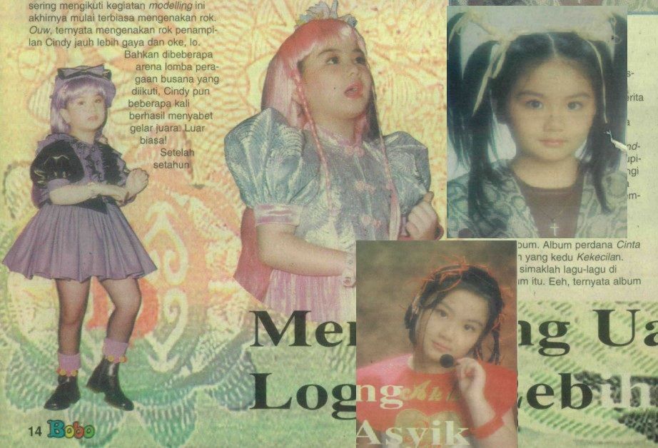 Mengenang gerakan cinta rupiah, mengenang penyanyi cilik Cindy Cenora