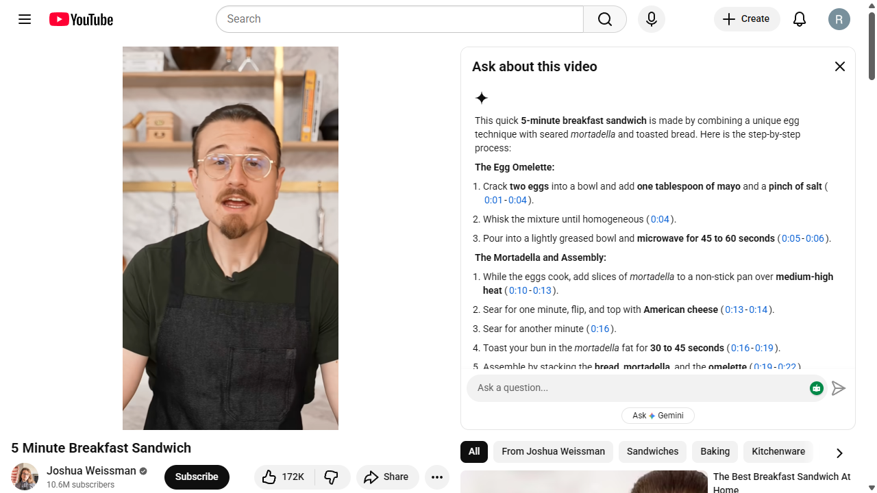 Spend too much time on YouTube? Here's how I use Gemini to watch videos ...