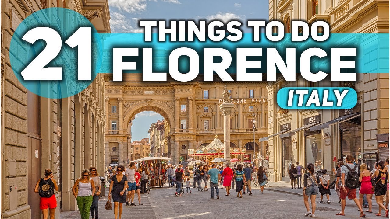 Best things to do in Florence Italy 4K