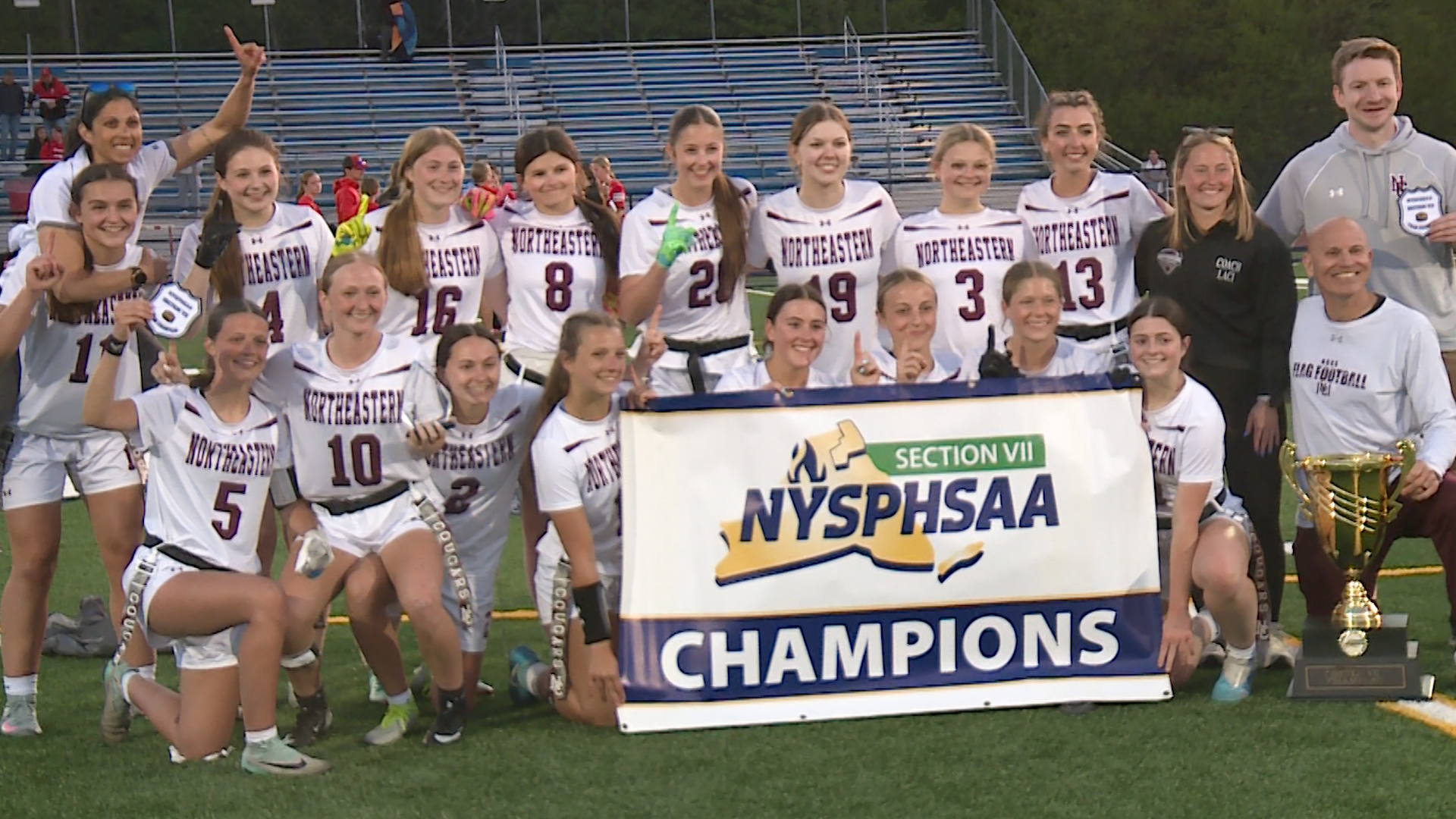Northeastern Clinton High School girls' flag football completes ...