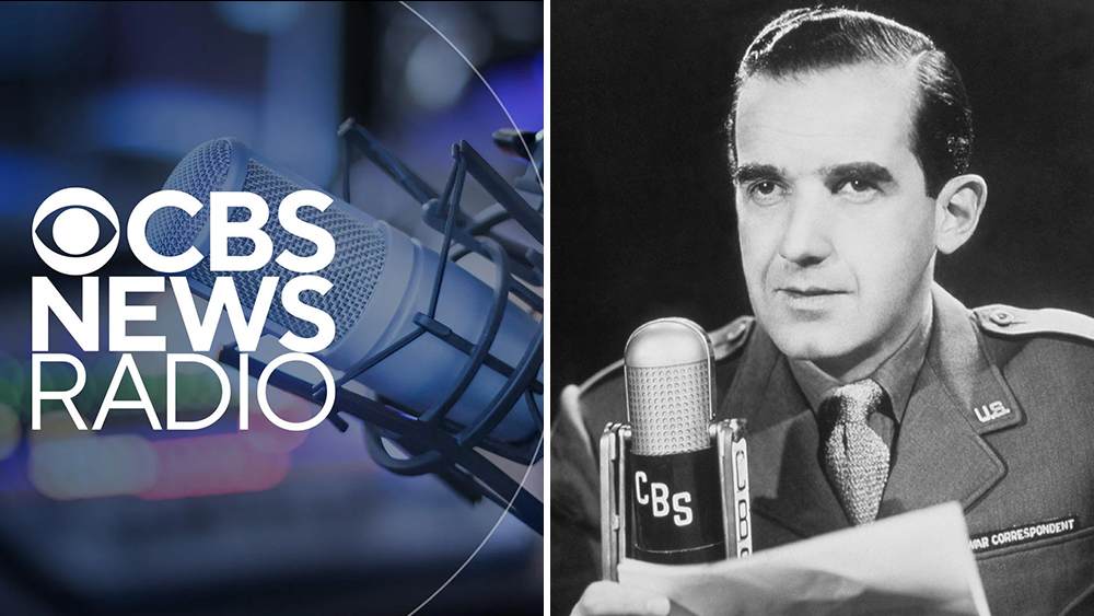 CBS News Radio ends with an Edward R Murrow sign off
