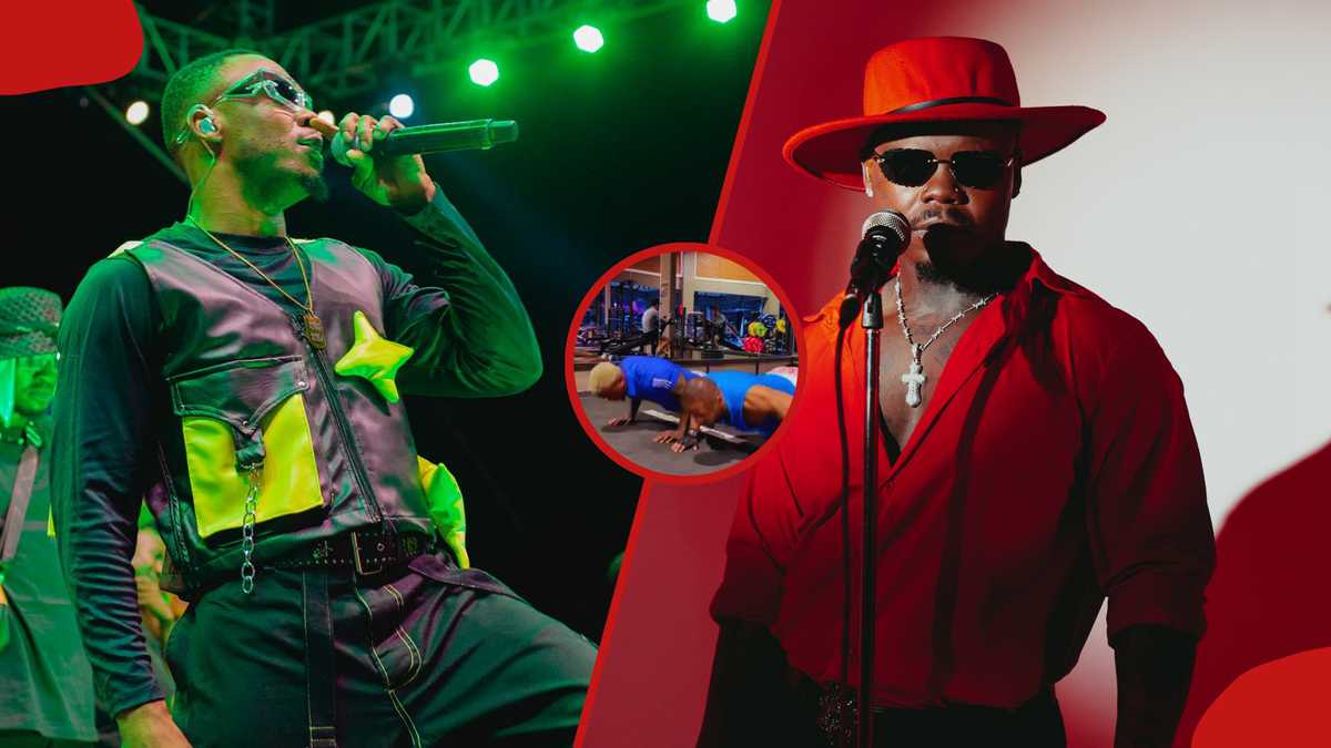 Ali Kiba and Harmonize go head-to-head in push-up battle, winner emerges